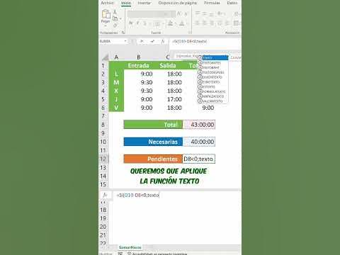 ¿Cómo poner horas negativas en Excel? Tips Excel - YouTube