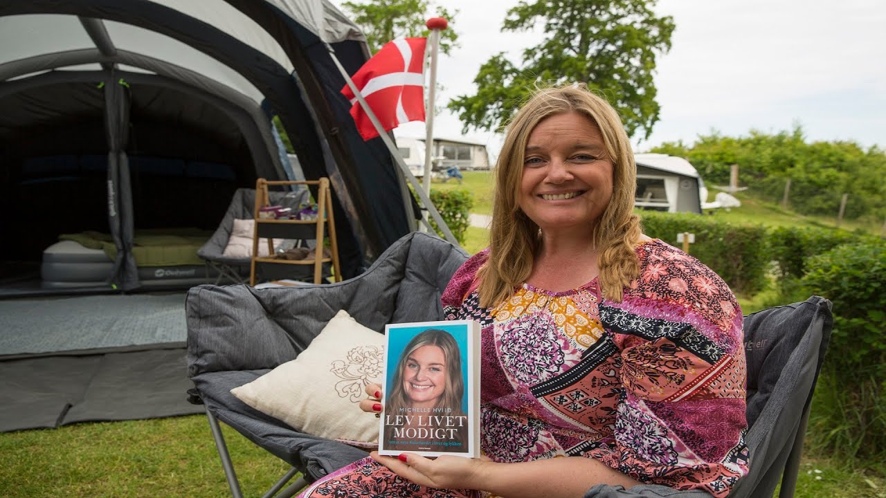 Tv-teaser: Campinghygge med forfatter Michelle Hviid - YouTube