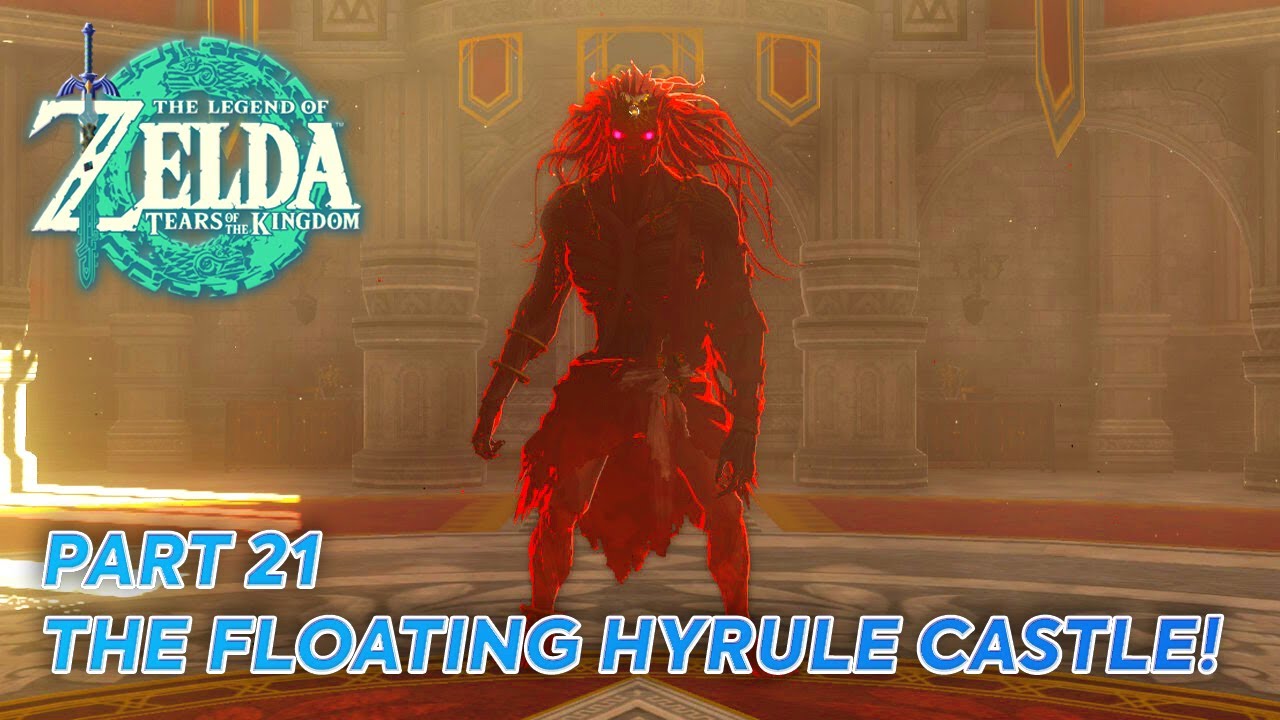 The Floating Hyrule Castle! | The Legend of Zelda: Tears of the Kingdom ...
