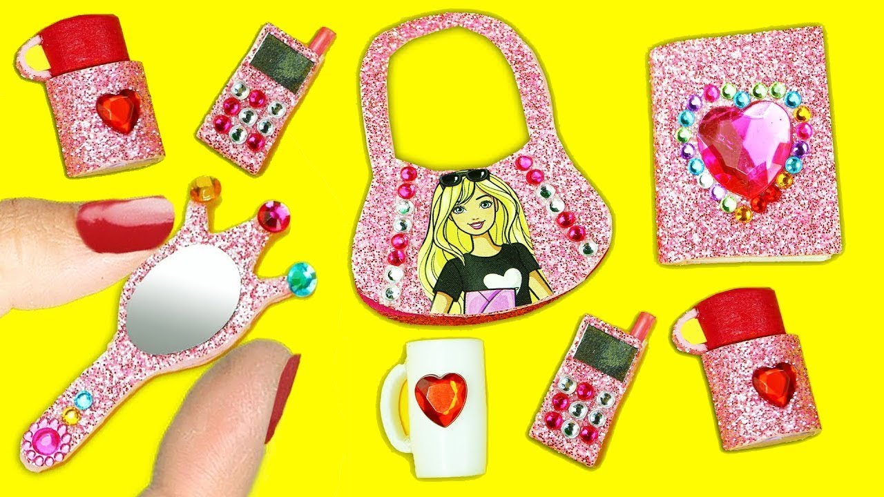 10 DIY MINIATURE ITEMS FOR YOUR BARBIE DOLLHOUSE - simplekidscrafts ...