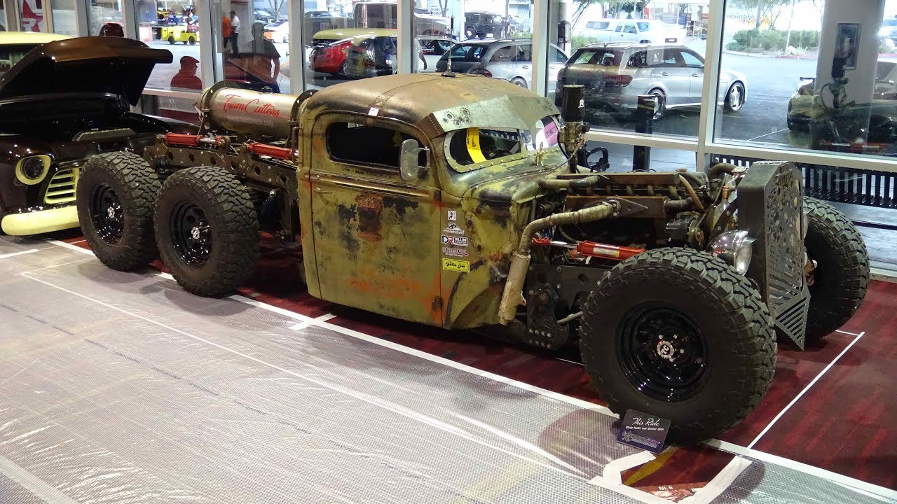 1942 Ford 6x6 Rat Rod by Teamcutters at SEMA 2018. - YouTube