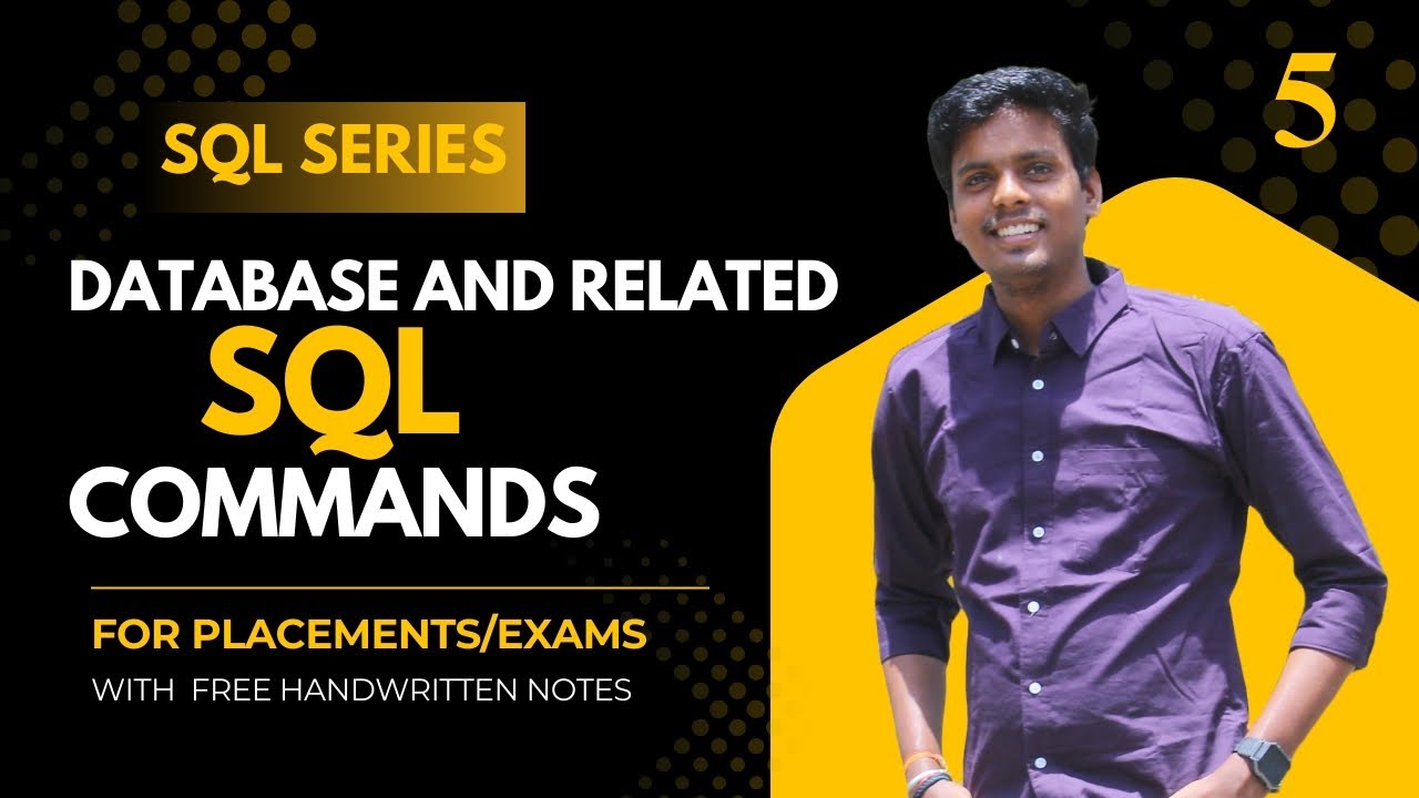 5. Database related SQL Commands || SQL series - YouTube