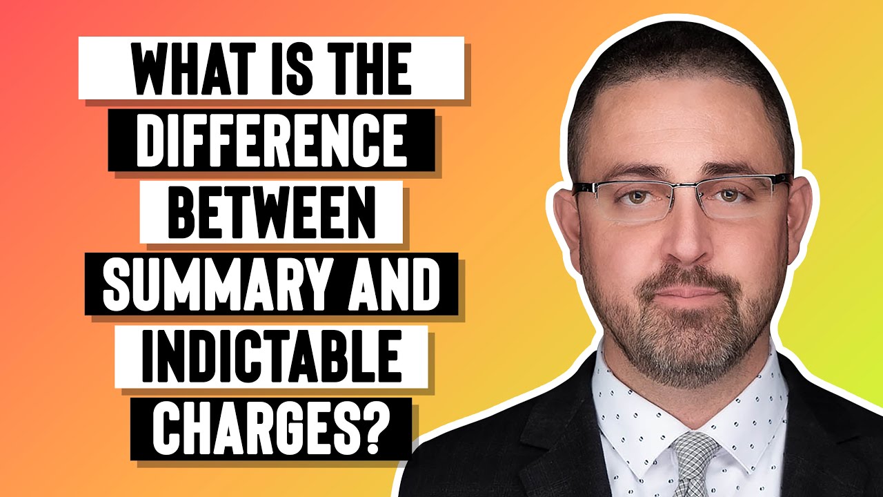 What Is The Difference Between Summary And Indictable Charges YouTube What Is The Difference Between Summary And Indictable Charges YouTube
