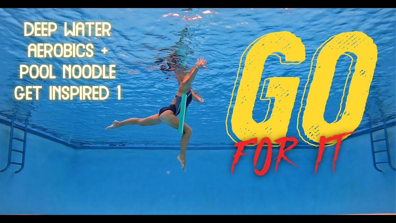 DEEP WATER AEROBICS WITH POOL NOODLES. Improve your balance and core ...