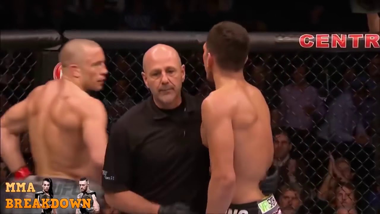 George St Pierre vs Nick Diaz Best Highlights - YouTube