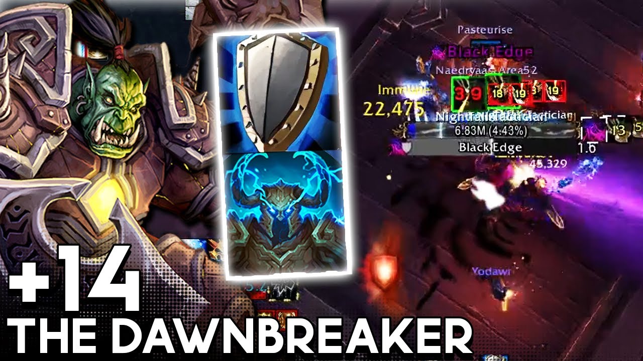 The Dawnbreaker +14 | Mountain Thane Prot Warrior | TWW SEASON 1 M+ ...