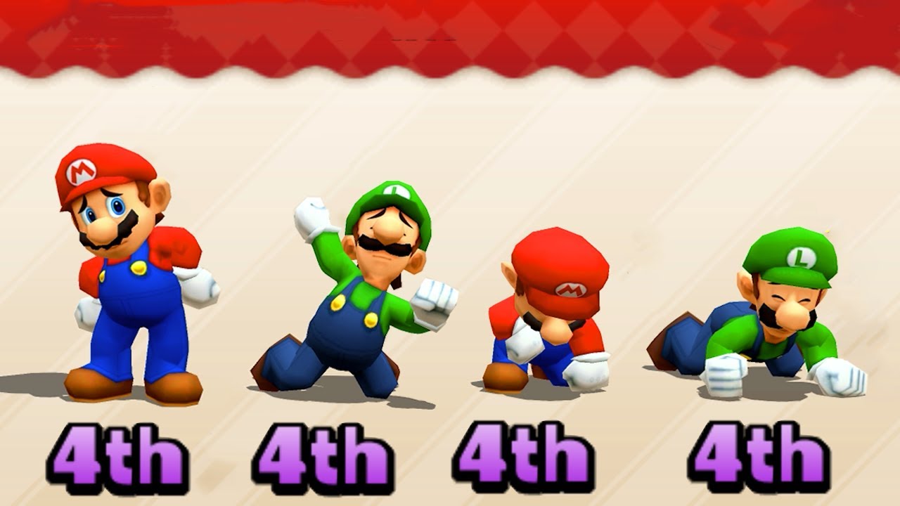 Mario Party The Top 100 - The Bad Day of Brothers Mario and Luigi vs ...