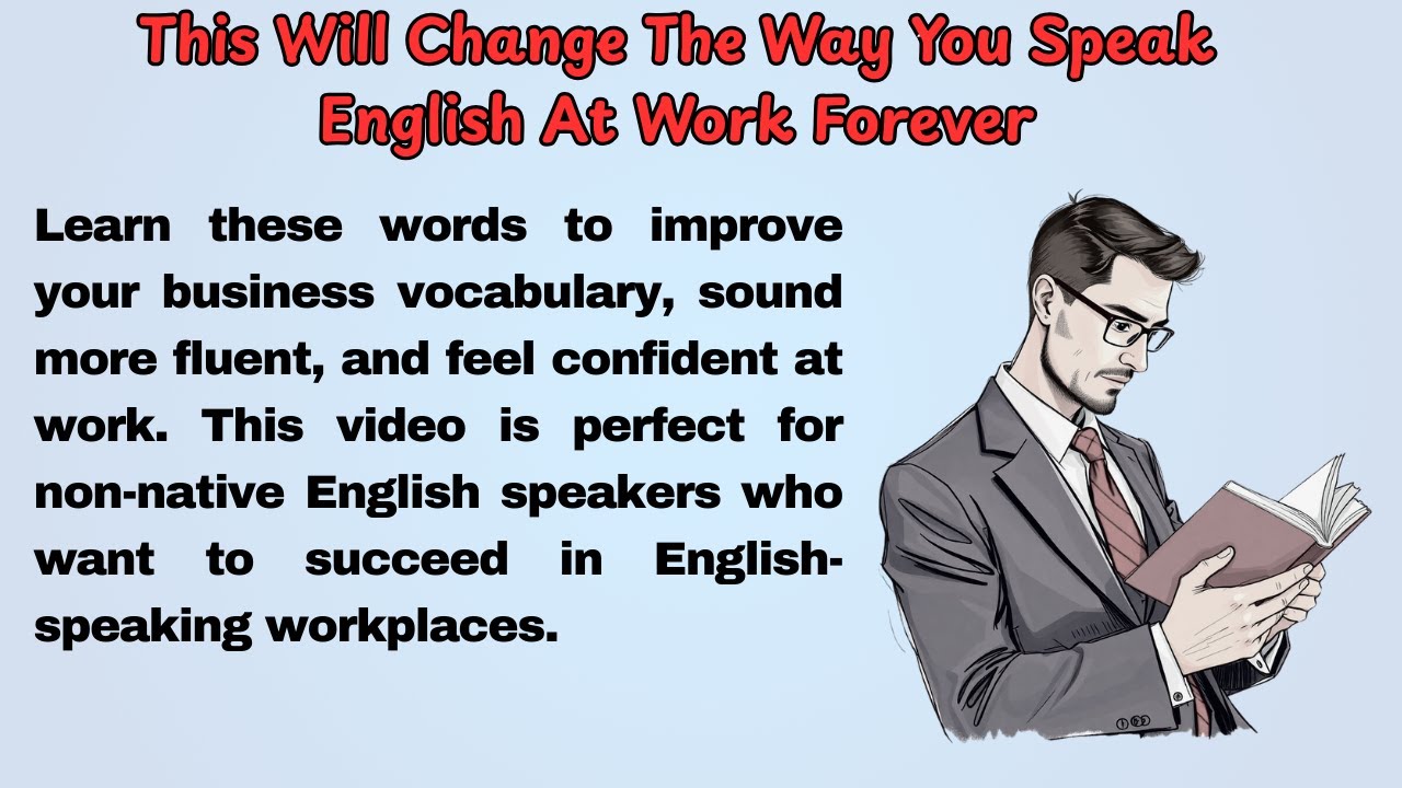"Speak Great English at Work: 50 English Words & Definitions You Must ...