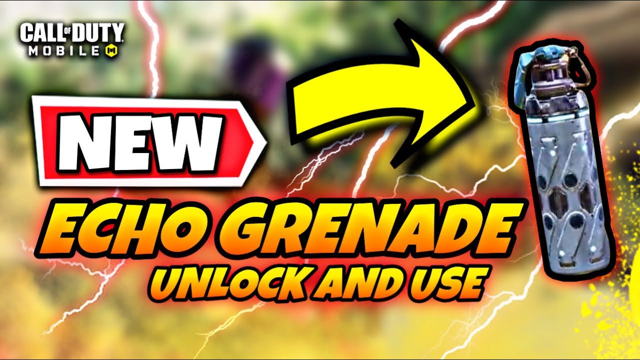 How to UNLOCK and USE New ECHO GRENADE in Cod Mobile !!Demonstration 🤯 ...