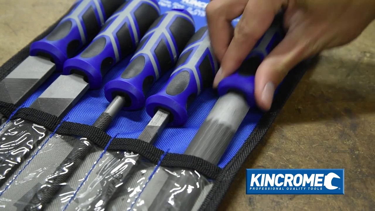 Kincrome Triple Grip ergonomic file sets - YouTube