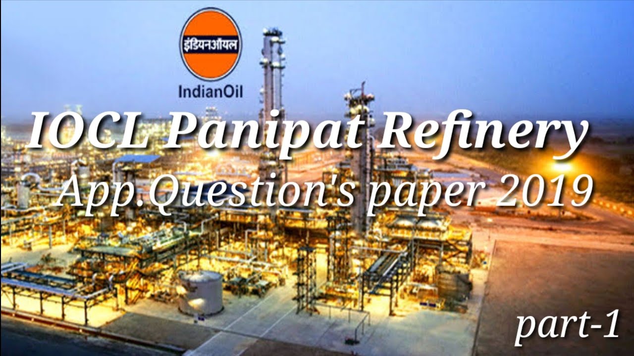 Iocl Panipat Apprenticeship Question paper (2019) - YouTube