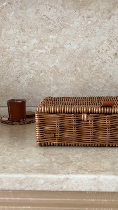 Плетёный короб для столовых приборов - YouTube