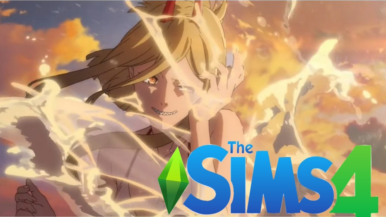 power - chainsaw man / CAS / the sims 4 - YouTube