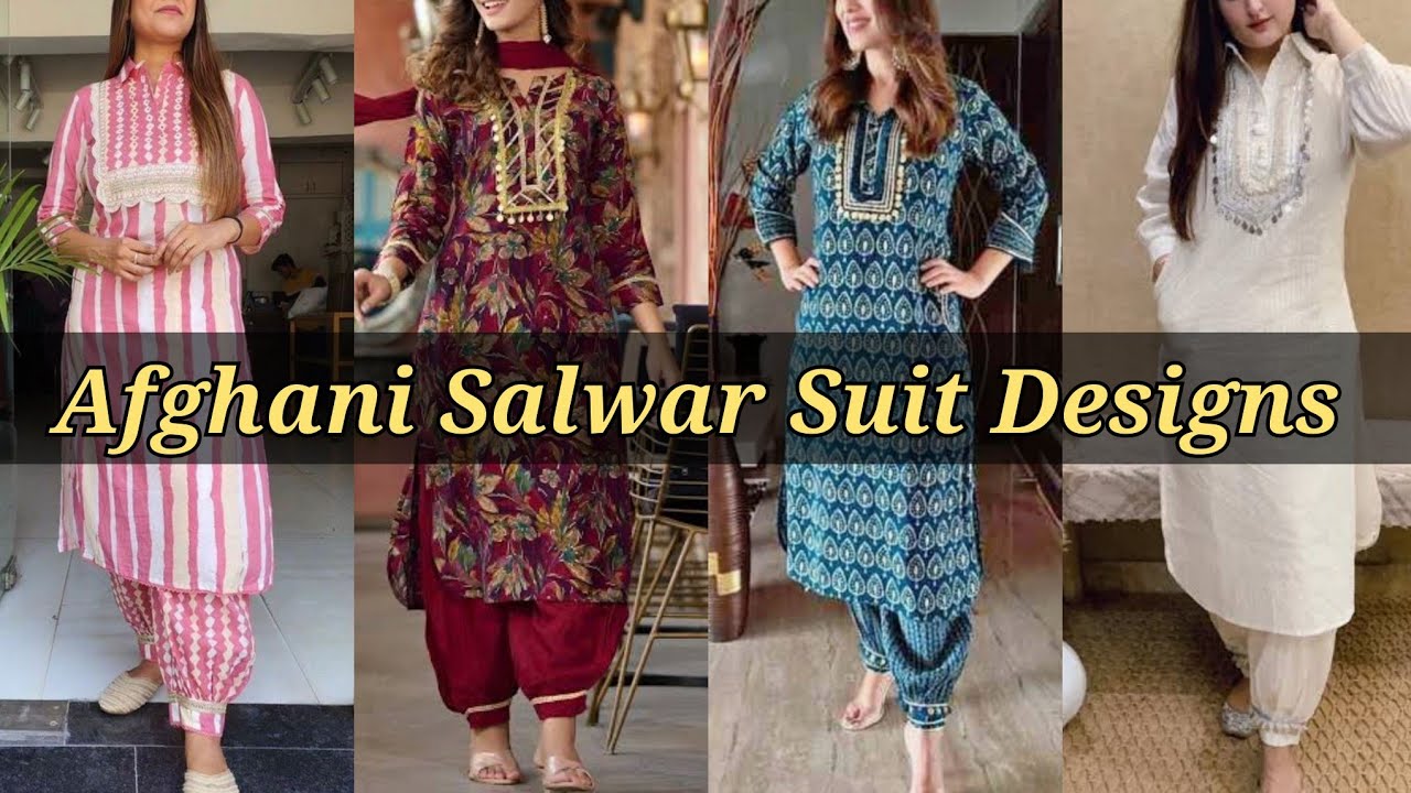 Summer special cotton afghani salwar suit design || Afghani suit ...