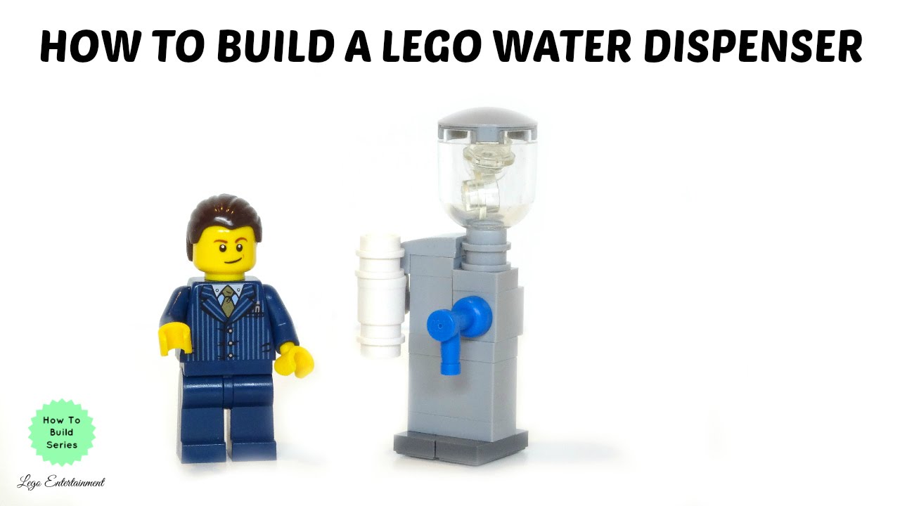 HOW TO BUILD A LEGO WATER DISPENSER - YouTube