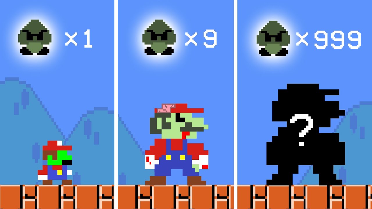 What If Mario Wonder Seeds with Zombie Mushroom makes Mario Turn into ...