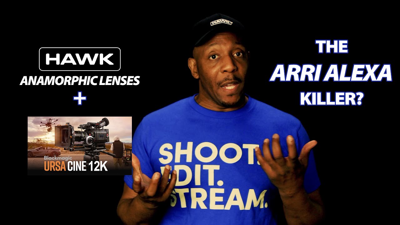 Hawk Anamorphic Blackmagic URSA CINE 12K LF CAMERA Lens Test - YouTube