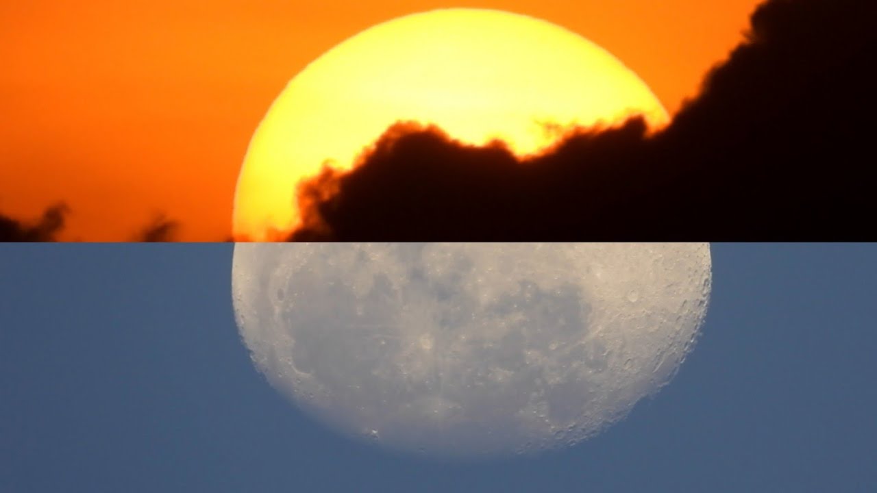 Sun And Moon Zooming | Nikon P1000 - Super Zoom 125X - YouTube