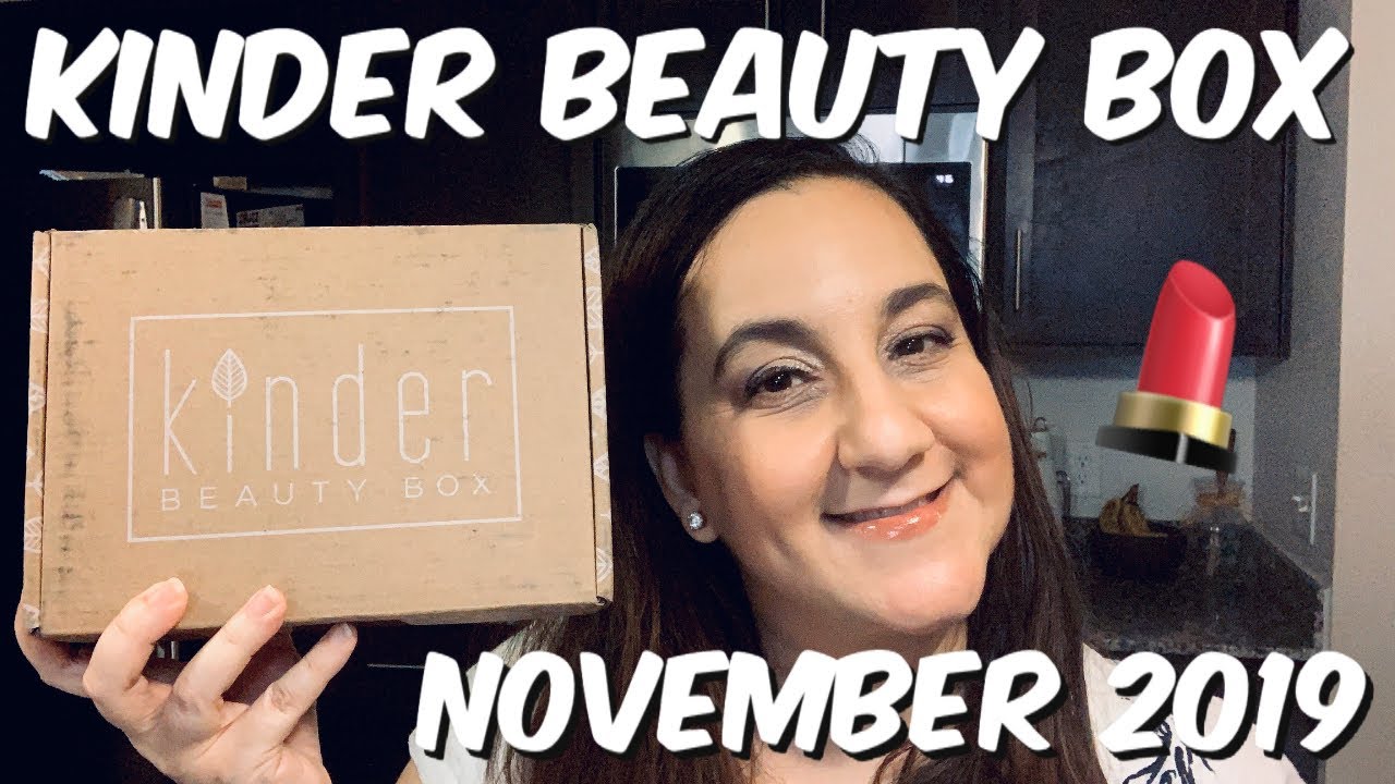 KINDER BEAUTY BOX NOVEMBER 2019 I VEGAN CRUELTY FREE MAKEUP - YouTube