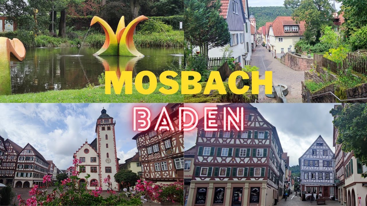Mosbach Baden - Urlaub in Deutschland 2023 Teil 12 - Sehenswürdigkeiten ...