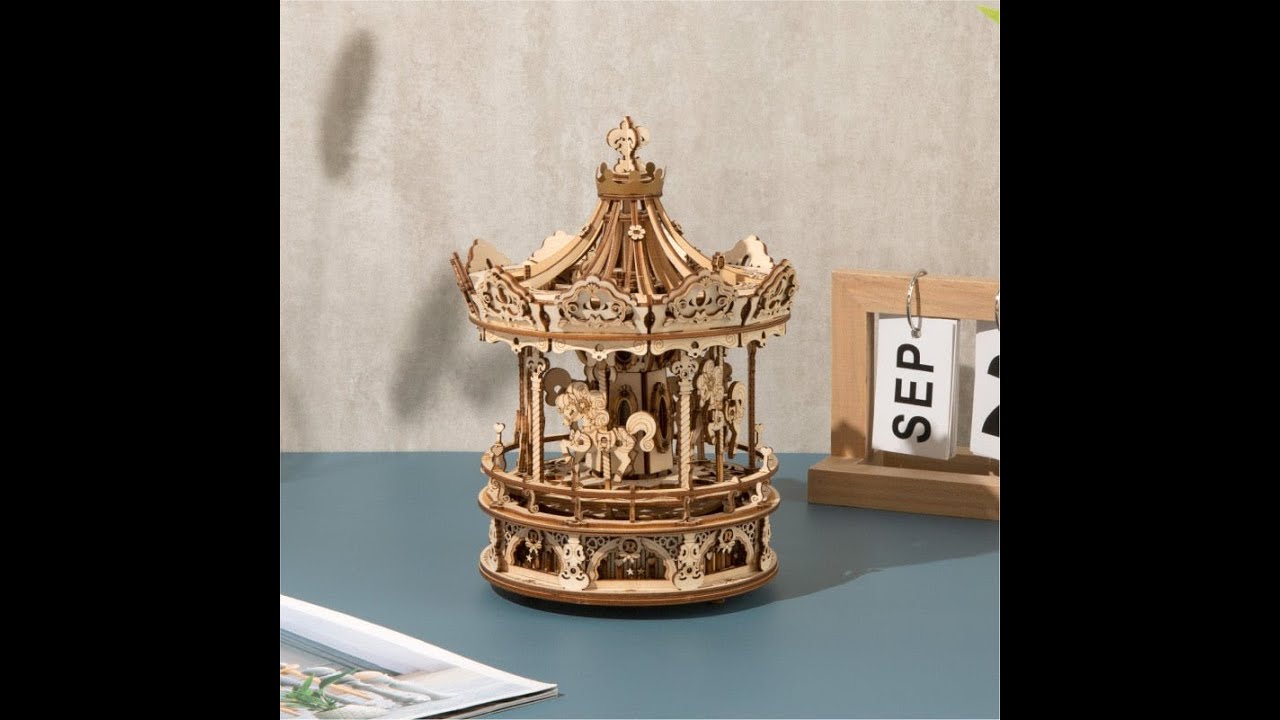 Puzzle 3D Carrousel | Smart Puzzle 3D - YouTube