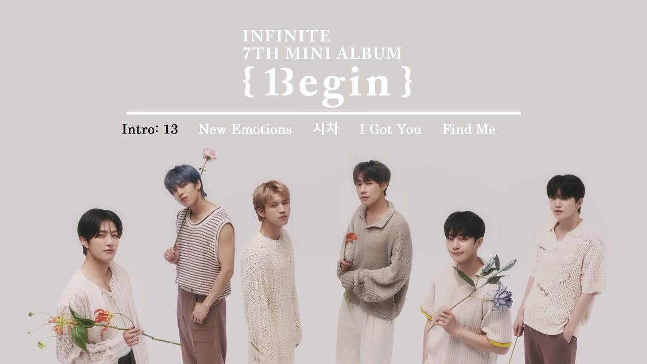 INFINITE (인피니트) ' 13egin ' 7th Mini Album track list all songs - YouTube