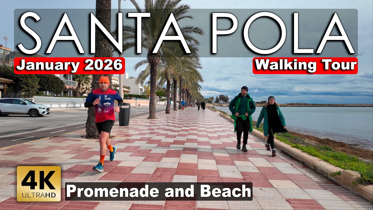 Santa Pola - Promenade and Beach, January 2026 - Spain | Costa Blanca ...