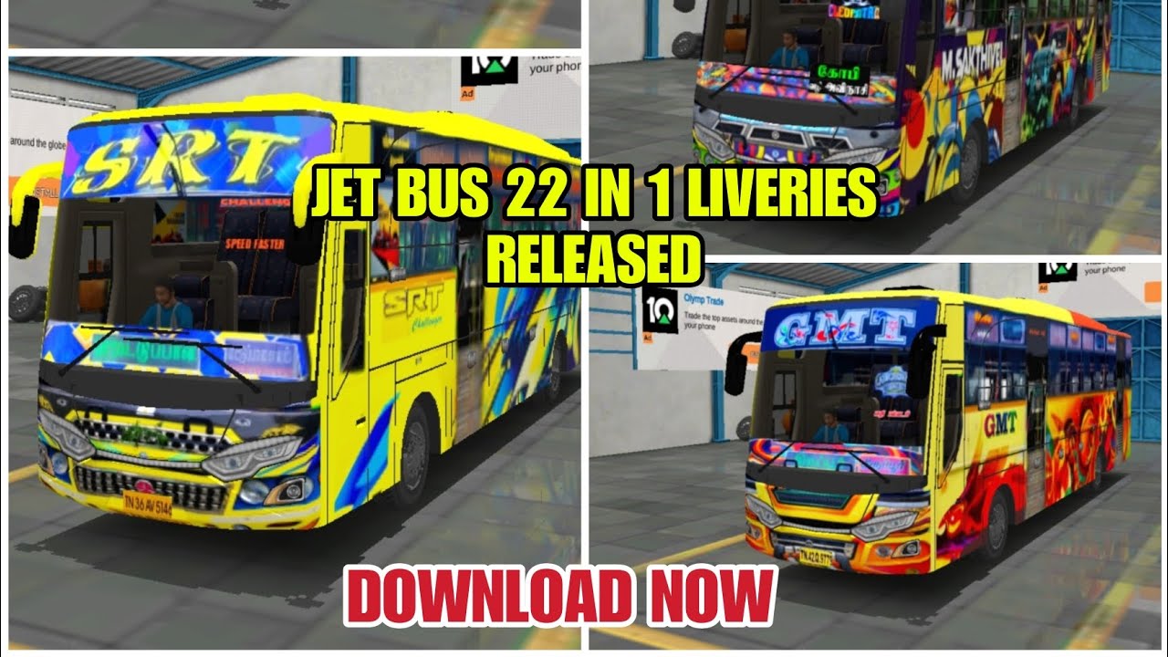 JETBUS 22 IN 1 LIVERIES RELEASED DOWNLOAD NOW 💥💥💥 - YouTube