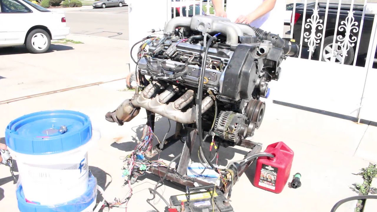 VH45DE Engine Startup 3 (Pt. 3) - YouTube