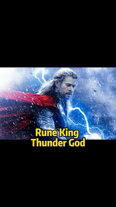 Rune King Thunder God #marvelstudios #thor #fyp #foryou #movie - YouTube