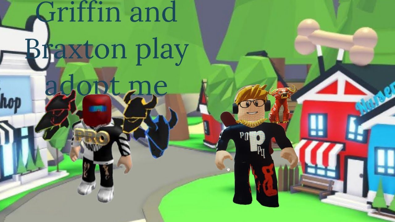griffin and Braxtyn play adopt me - YouTube