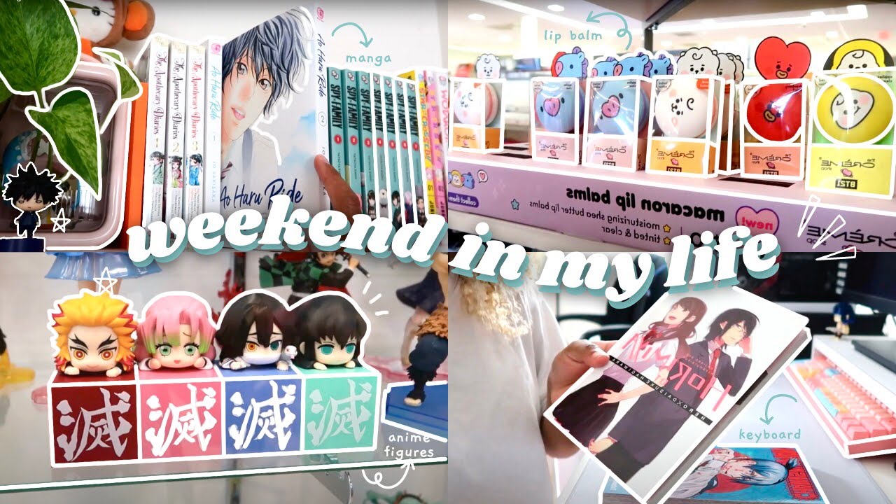 🍓 weekly vlog | retail therapy, manga shopping + current manga ...