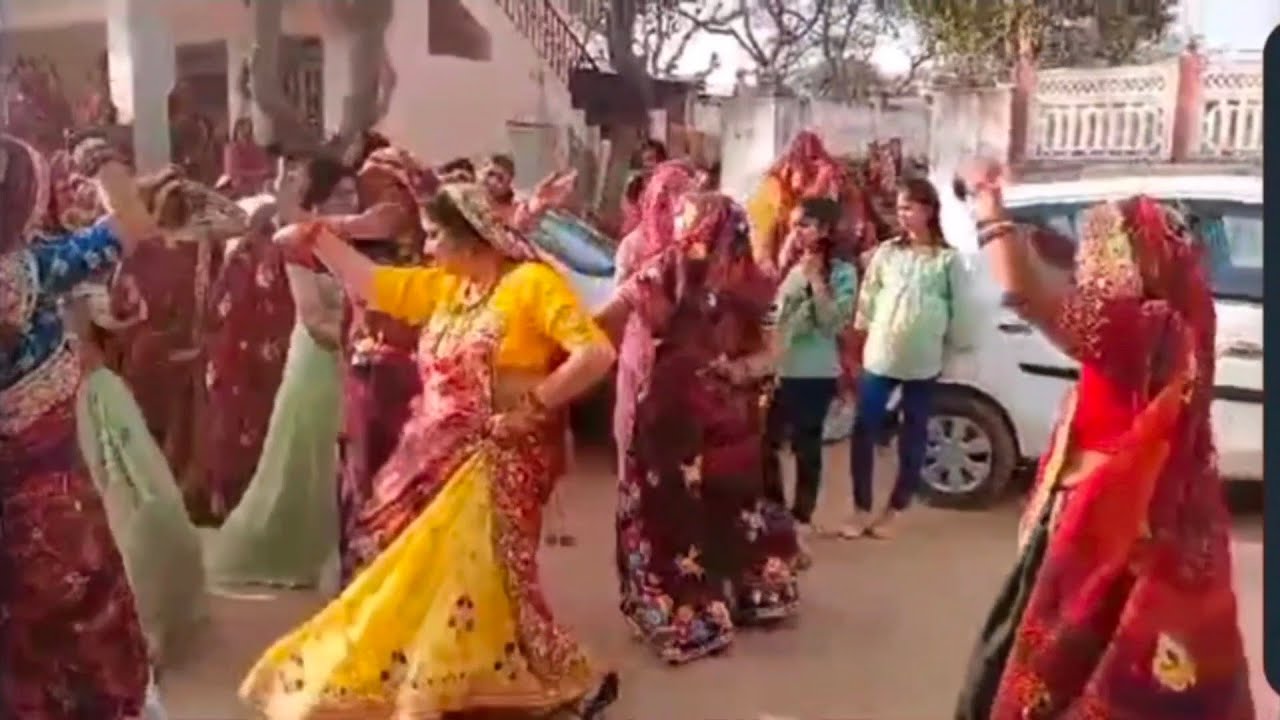 Keshriya kanchle... new shekhawati dhamal song 🥰 with shekhawati jaatni ...