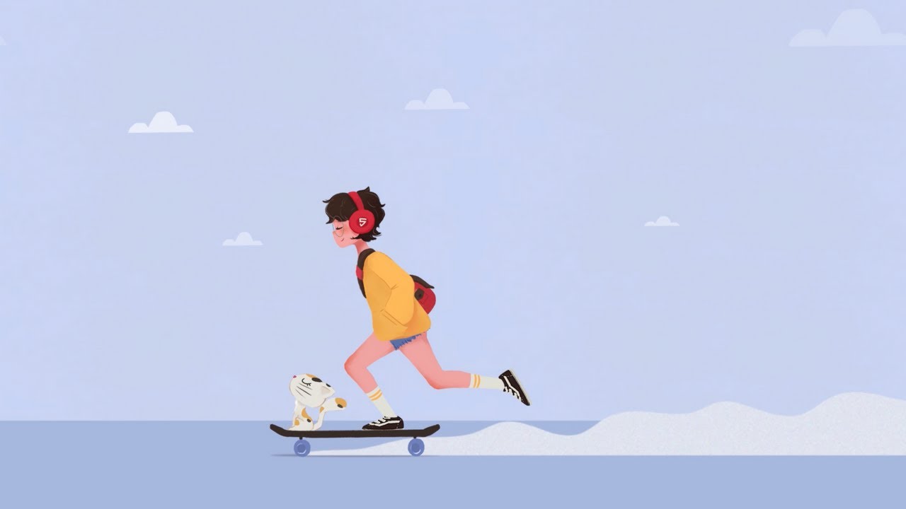 Skater Girl Timelapse - Character Design and Animation Workflow - YouTube