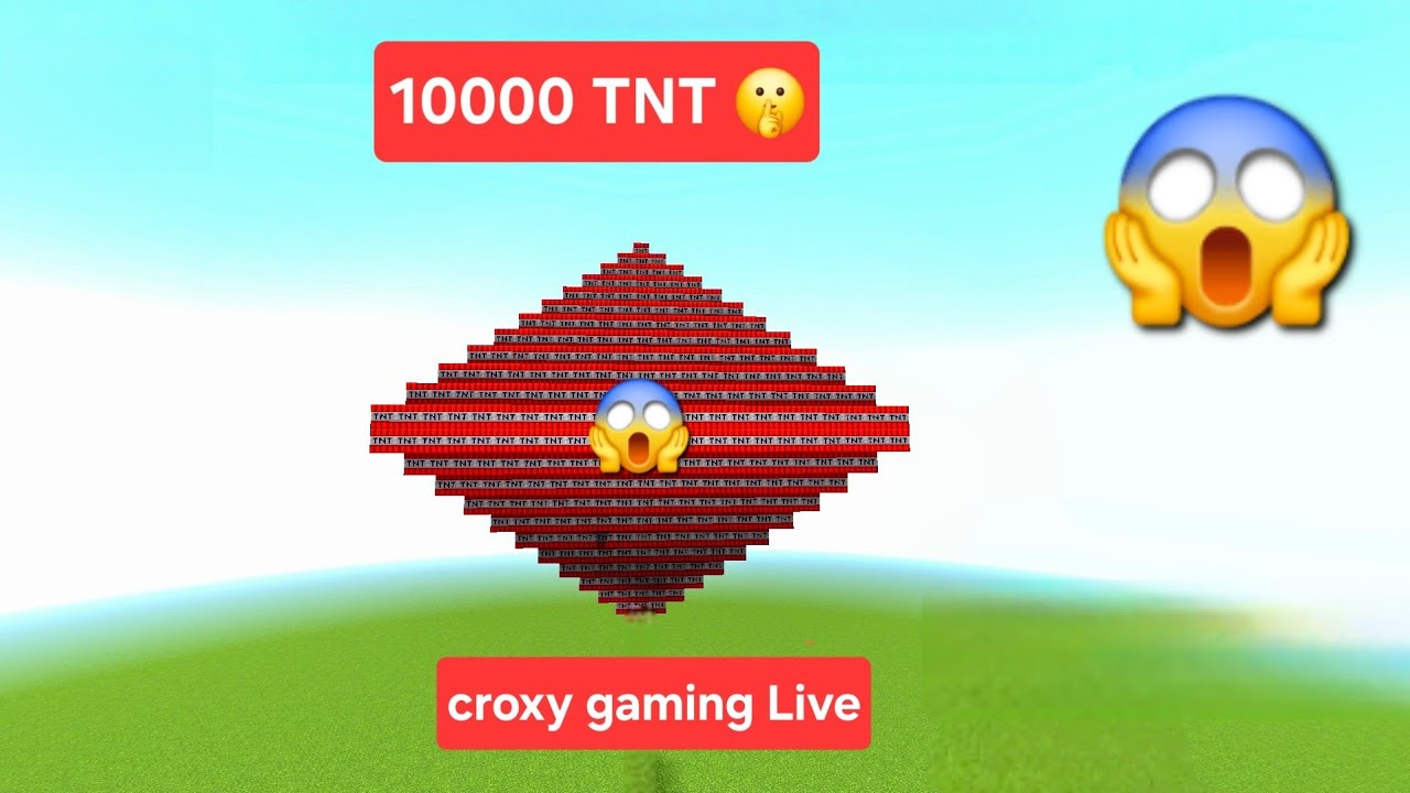 😱10000 TNT in Minecraft - YouTube
