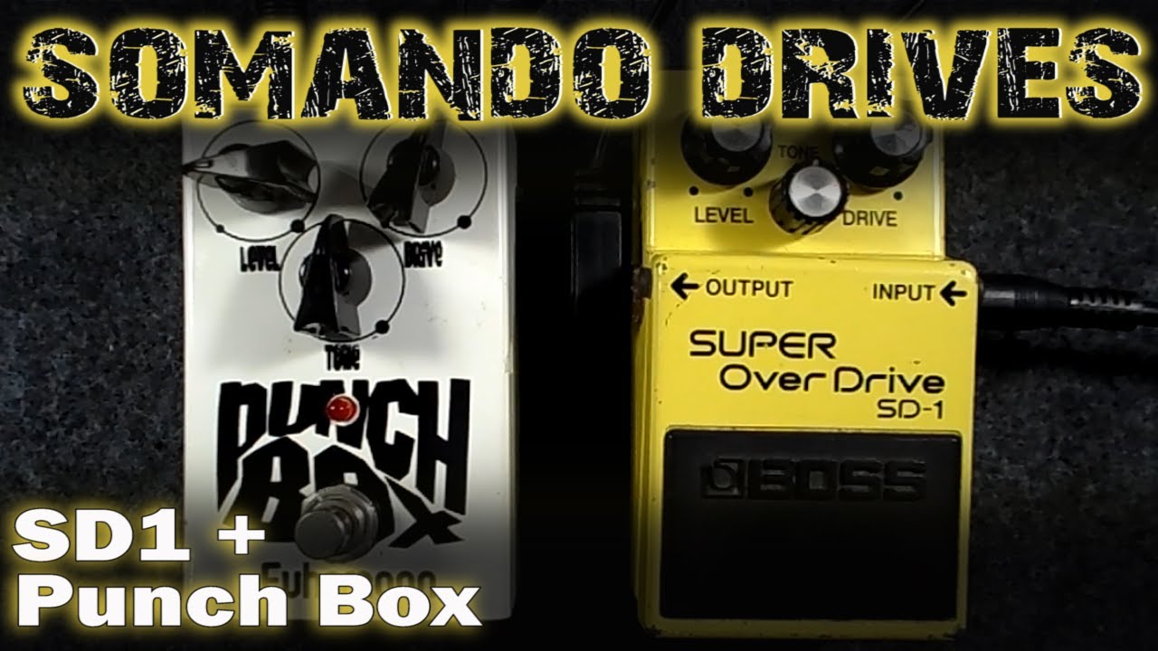 Somando Drives Boss SD1 Super Overdrive + Fuhrmann Punch Box - YouTube