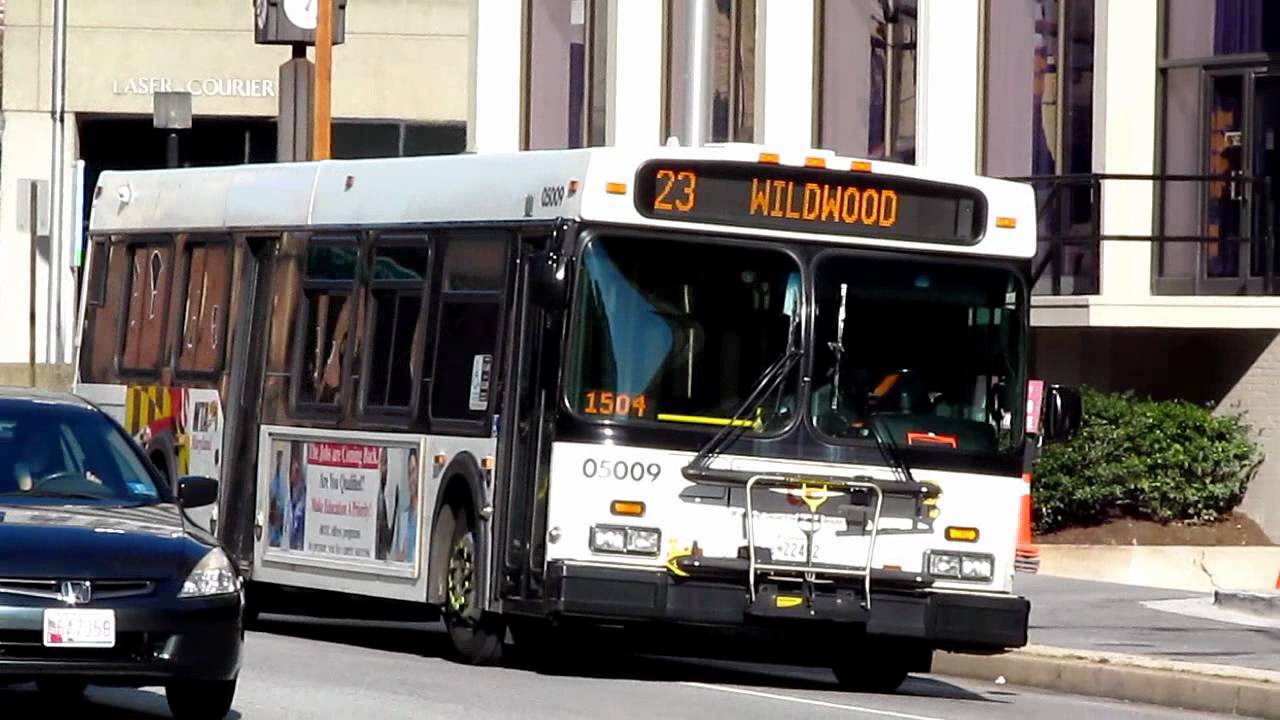 MTA Maryland New Flyer D40LF #5009 on the route 23 - YouTube
