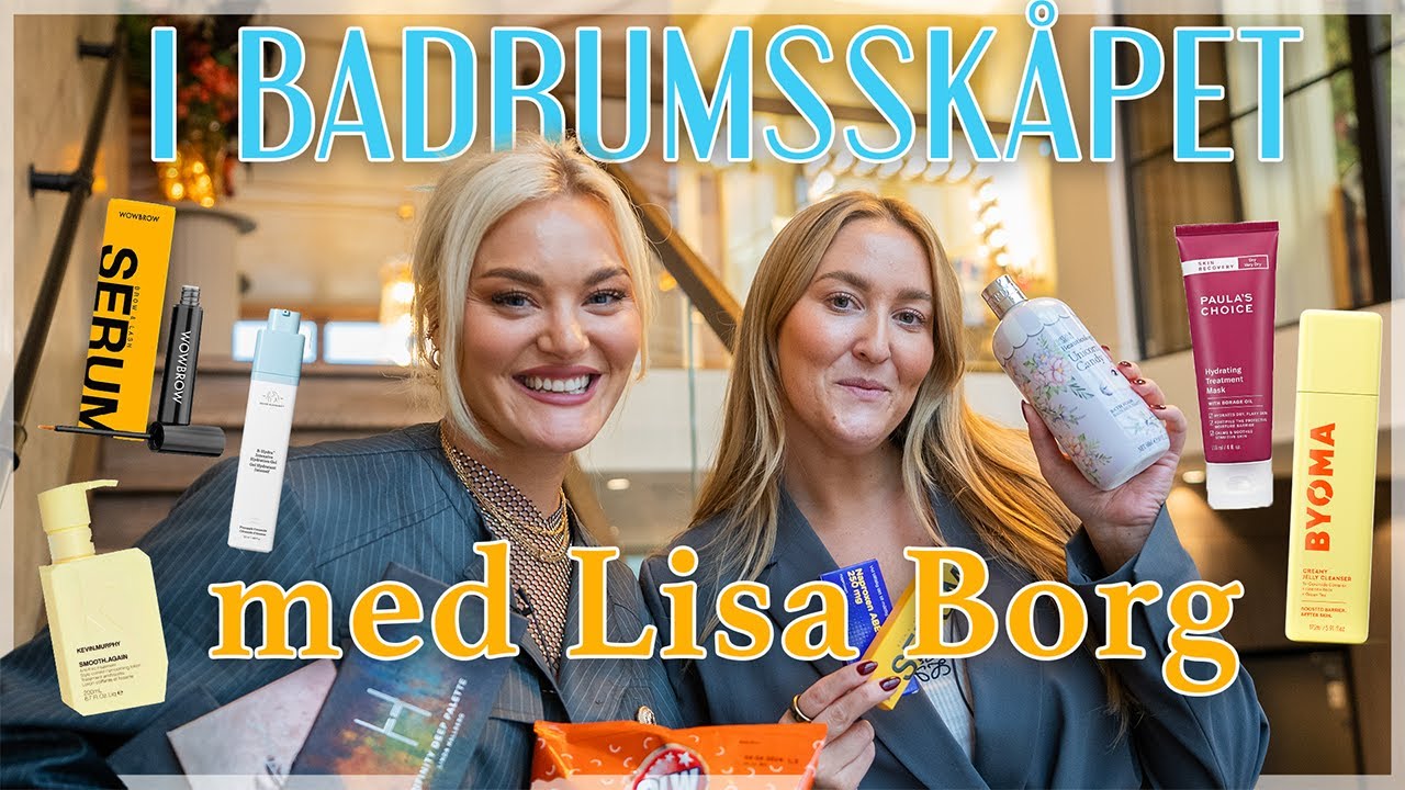 I BADRUMSSKÅPET MED LISA BORG - YouTube
