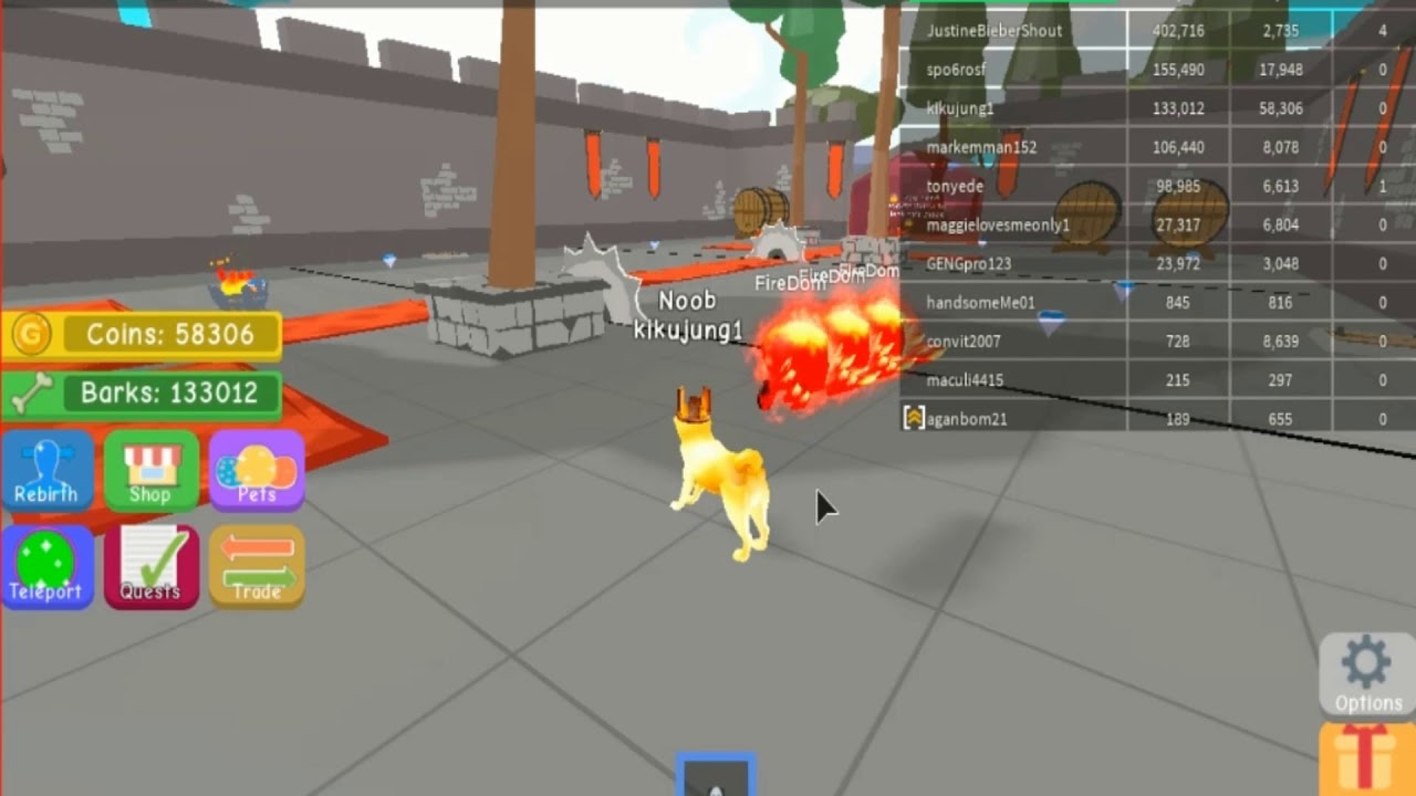 Roblox : Doge Simulator - [Collect Coins] [Barks] [Up Pets] [New Area ...