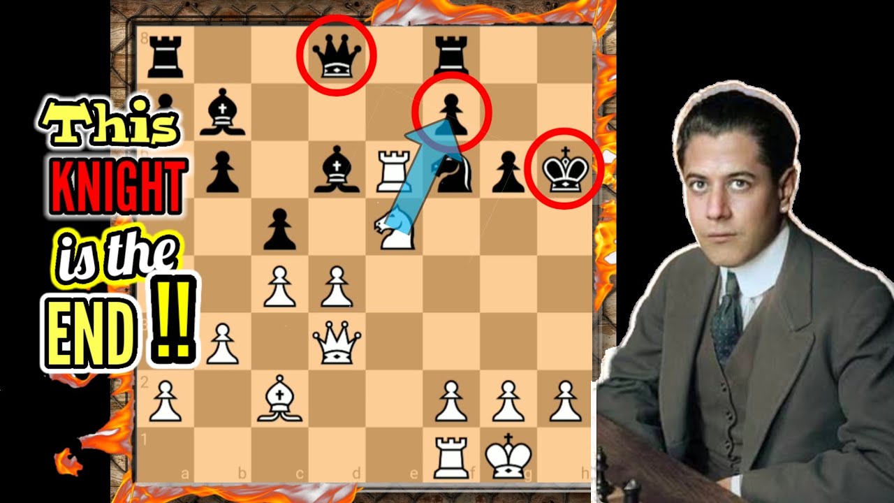 CAPABLANCA'S Knight Check You Cannot Defend!! CHESSWORLD888 - YouTube