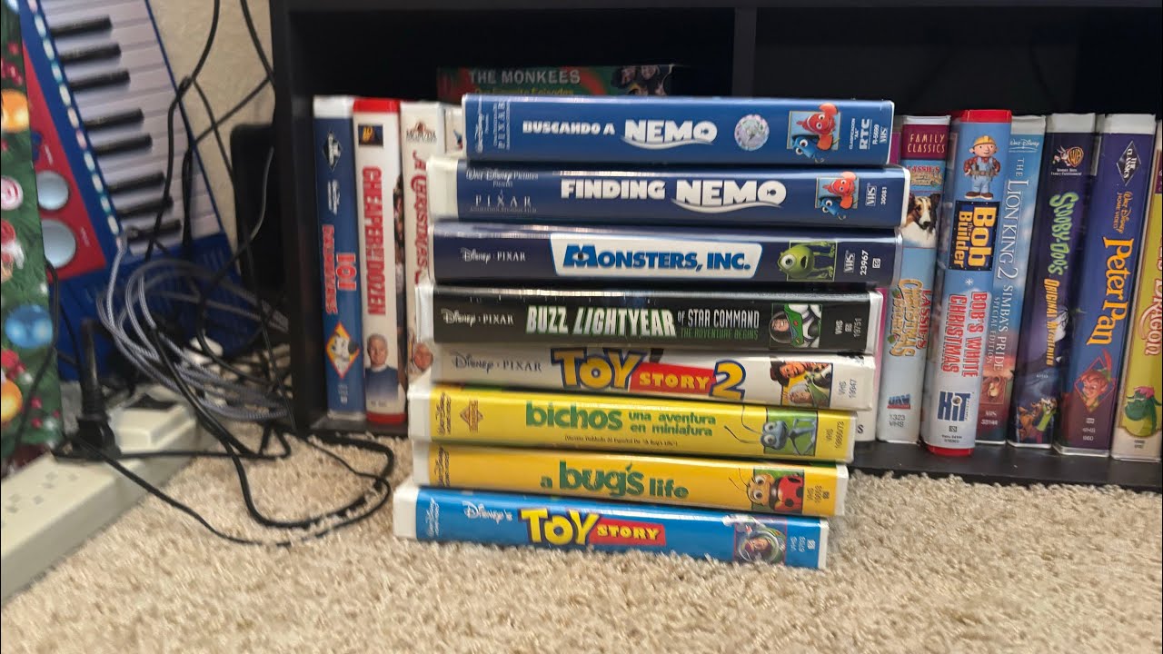 My Disney Pixar VHS Collection - YouTube