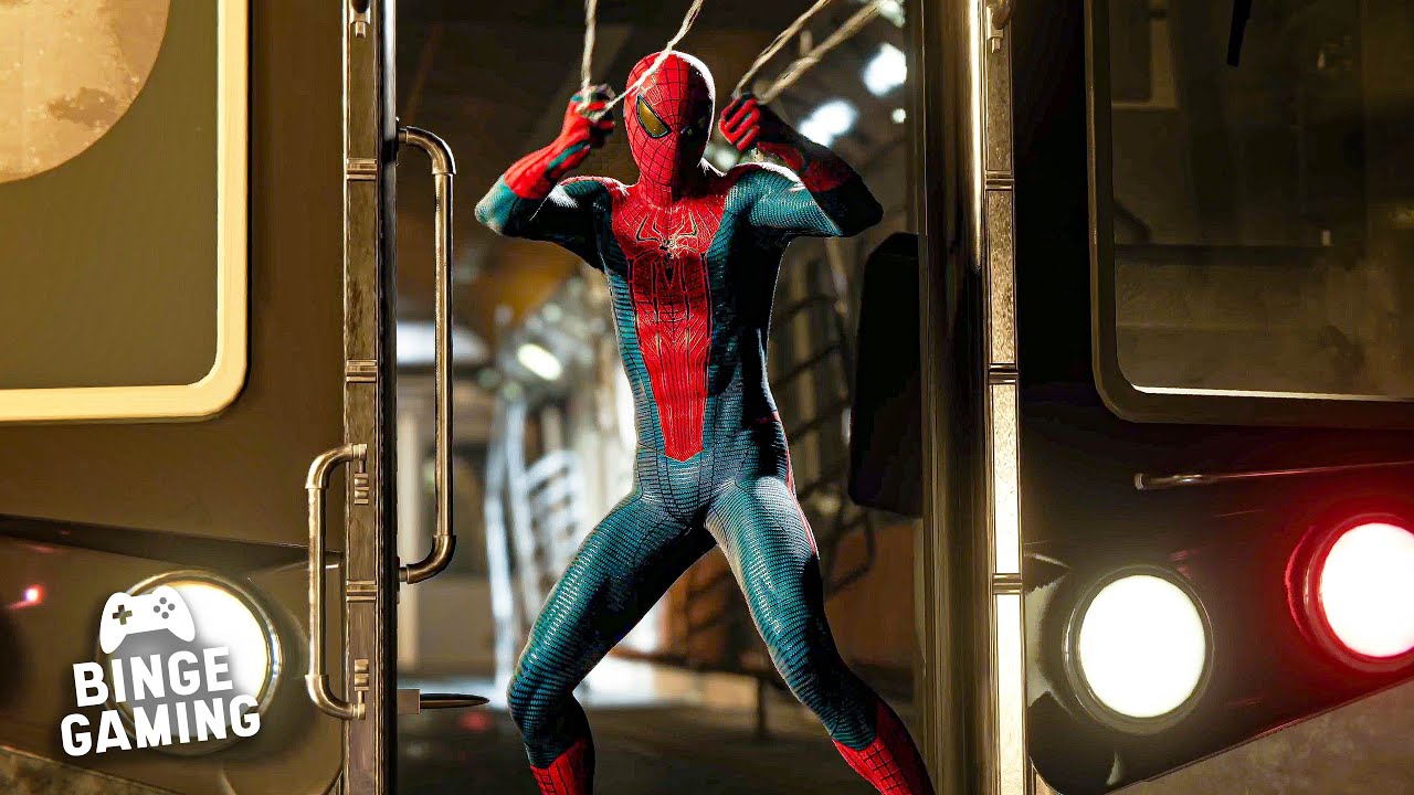 Spider-Man Stops The Train Scene - Marvel's Spider-Man: Remastered ...