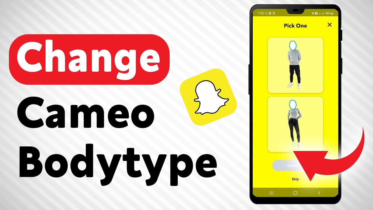 How To Change Your Body-type In Cameo Snapchat Full Guide - YouTube
