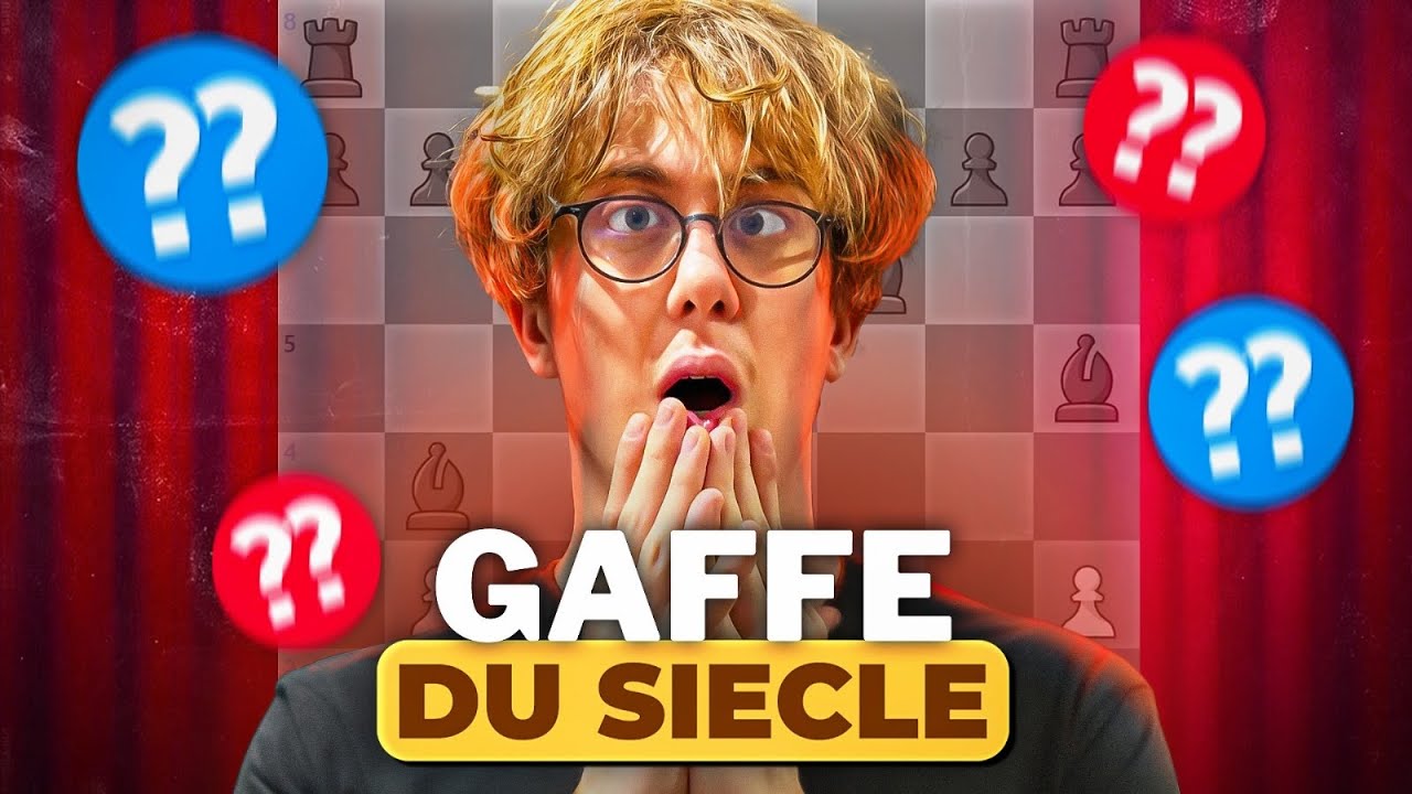 Je fais la plus grosse gaffe de ma vie aux échecs - YouTube