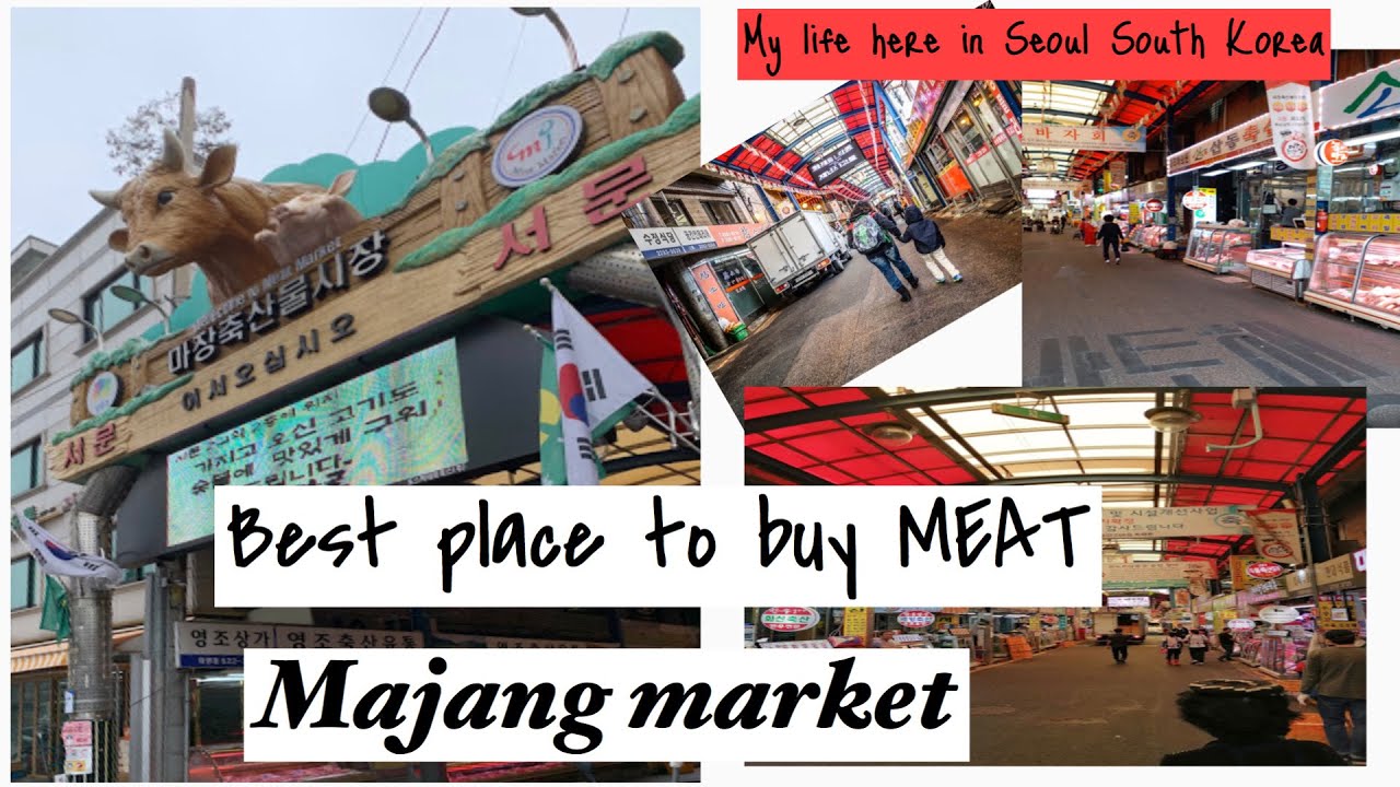 MAJANG MEAT MARKET,BEST PLACE TO BUY MEAT HERE IN SEOUL - YouTube