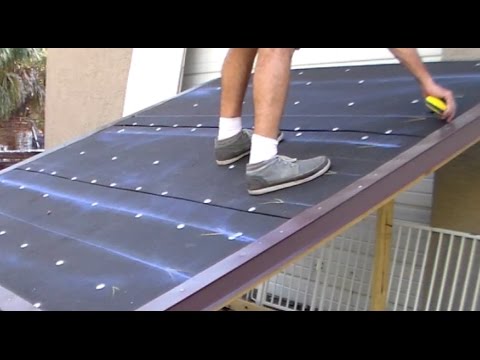 Asphalt Shingle Panel Layout Basics - Popping Lines - YouTube