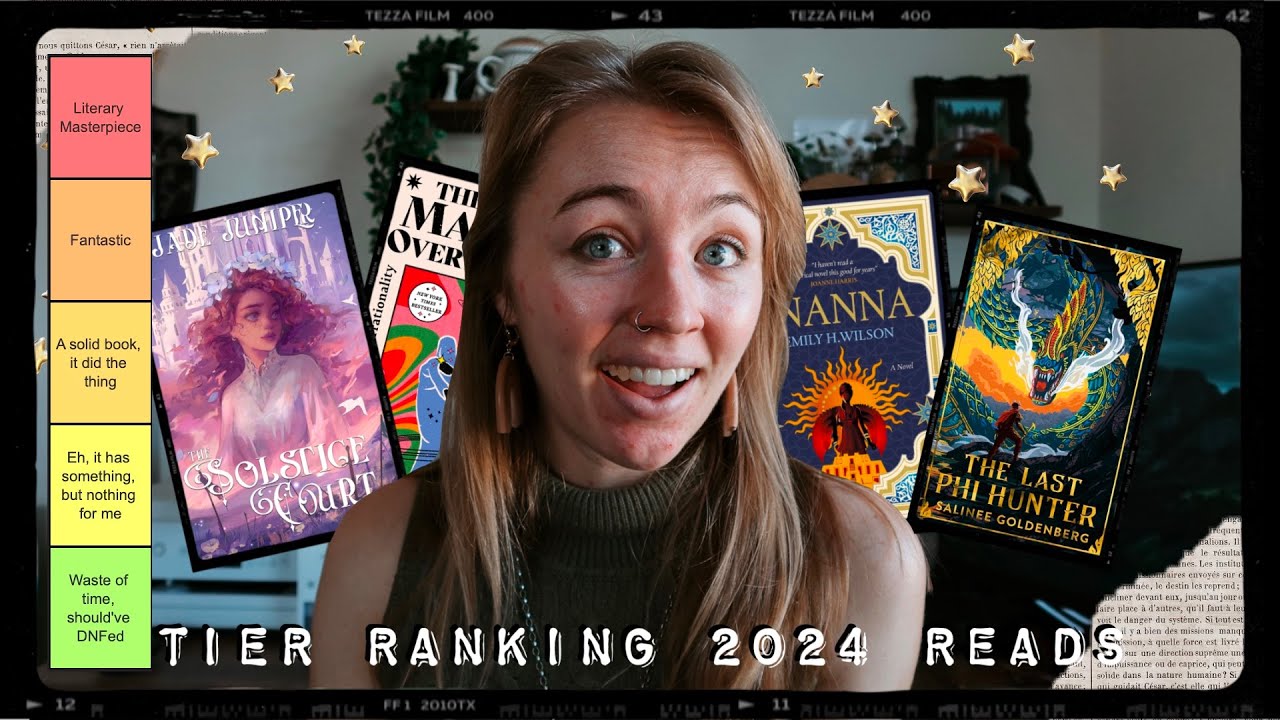 Tier Ranking All the Books I Read in 2024 || 2024 Reading Wrapup - YouTube