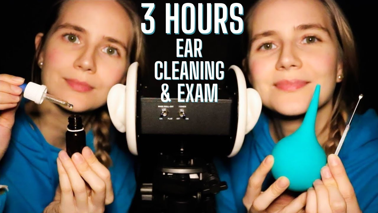 3 Hour ASMR Ear Cleaning & Ear Exam - YouTube