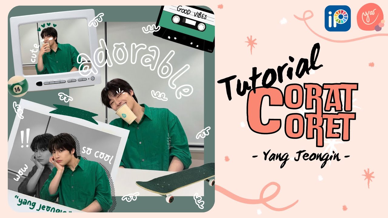 Corat-coret Aesthetic di ibisPaint X #41 | #yangjeongin - YouTube