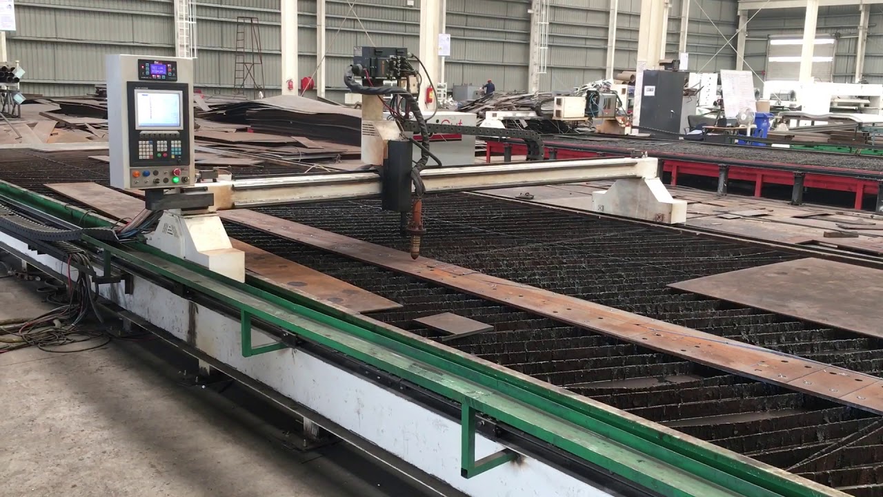 DigiCut Cnc Plasma THC with Kjellberg SmartFocus HD Plasma - YouTube